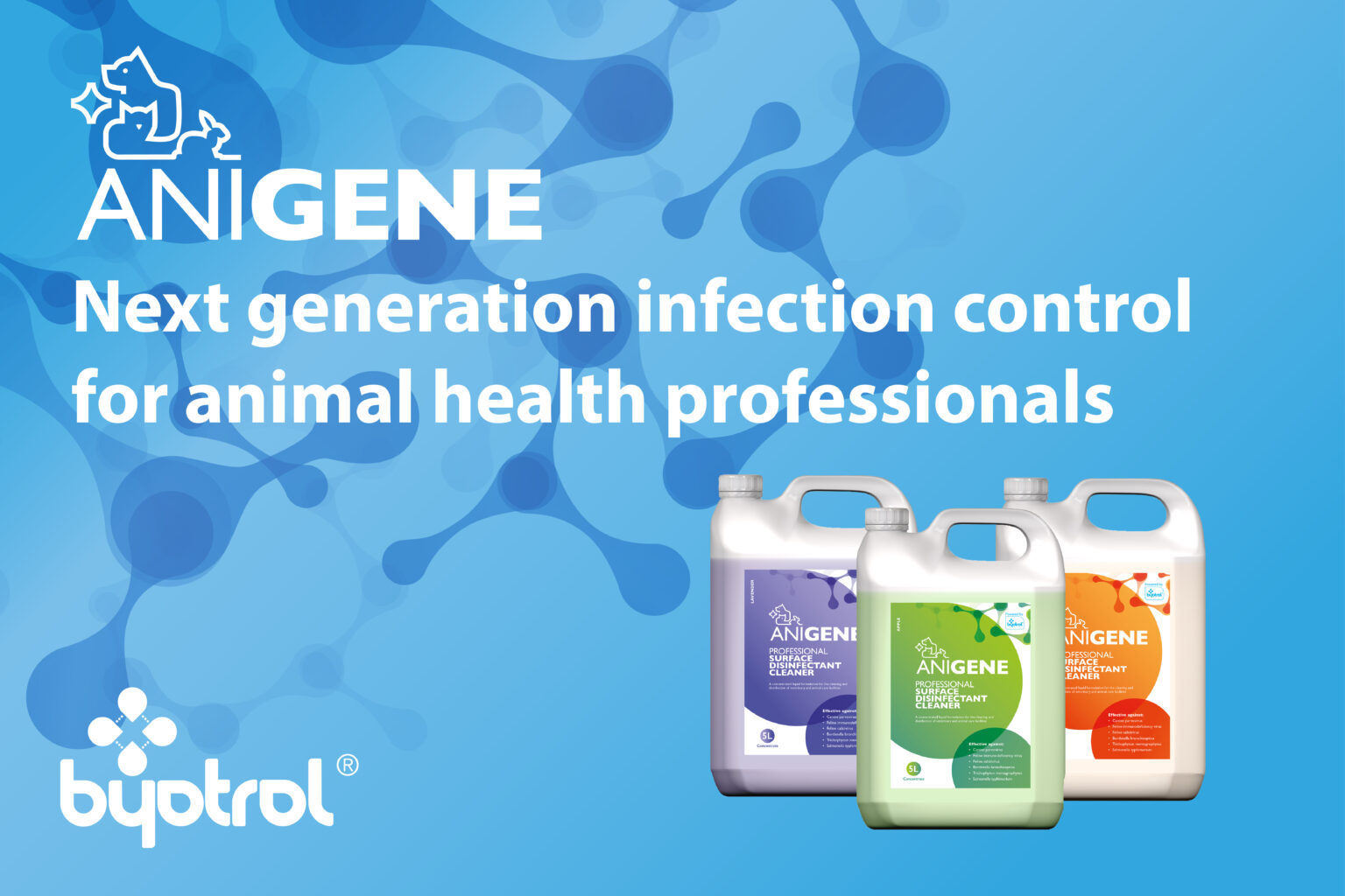 Byotrol launches next-generation ANIGENE range into animal health ...